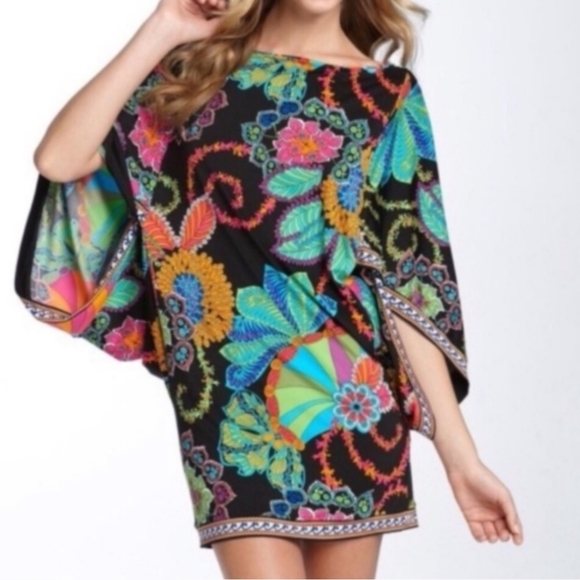 Trina Turk | Dresses | Trina Turk Runway Casablanca Floral Multi Color ...